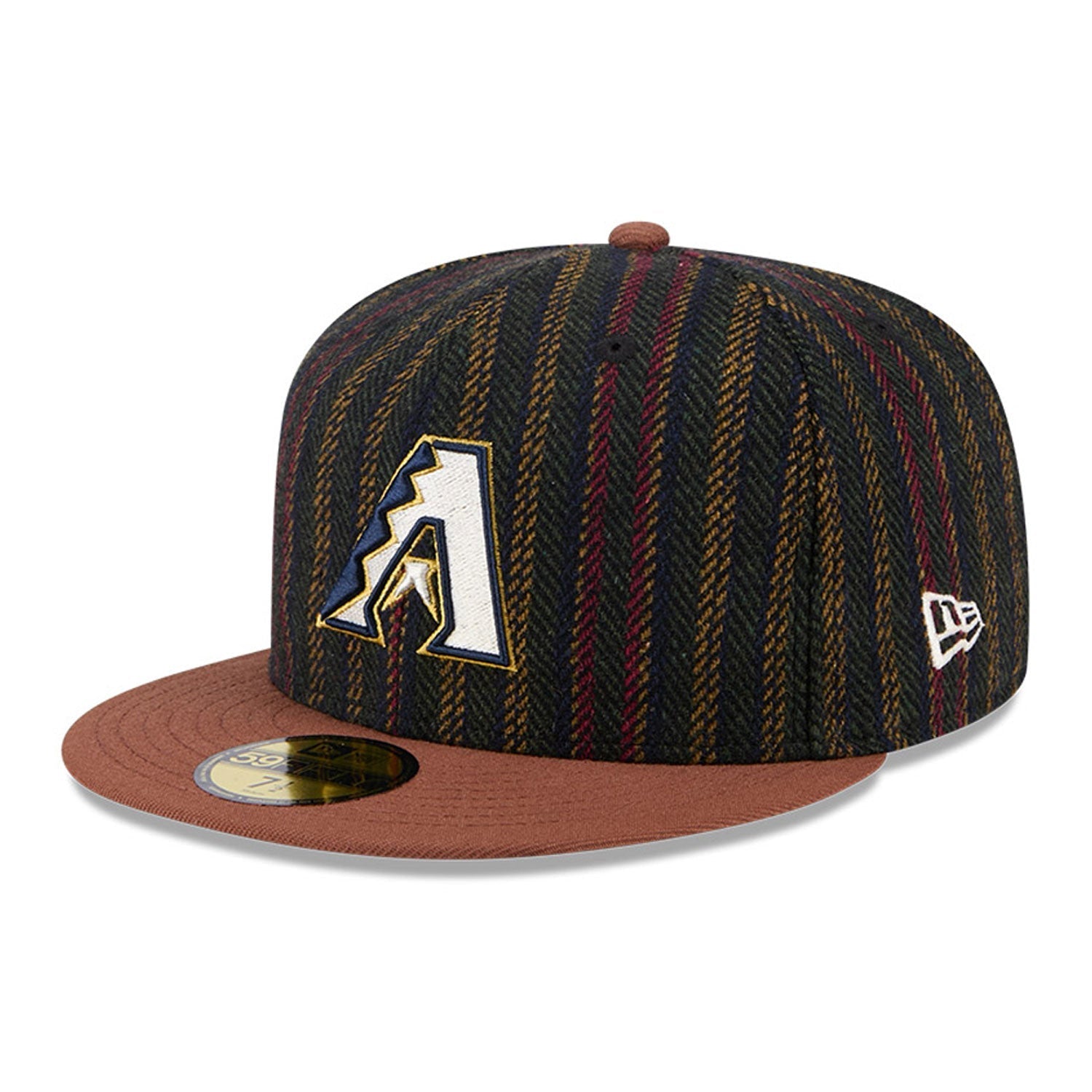 Arizona Diamondbacks Men's New Era Fitted Vintage Herringbone Cap ...